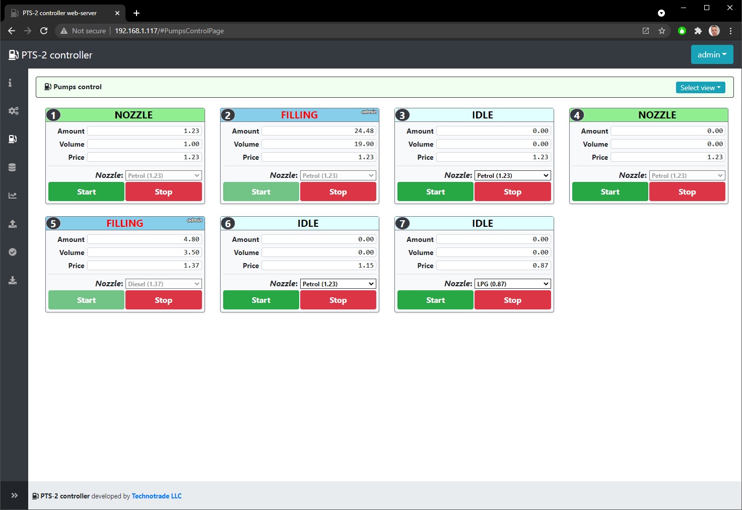 PTS-2 forecourt controller - Technotrade LLC